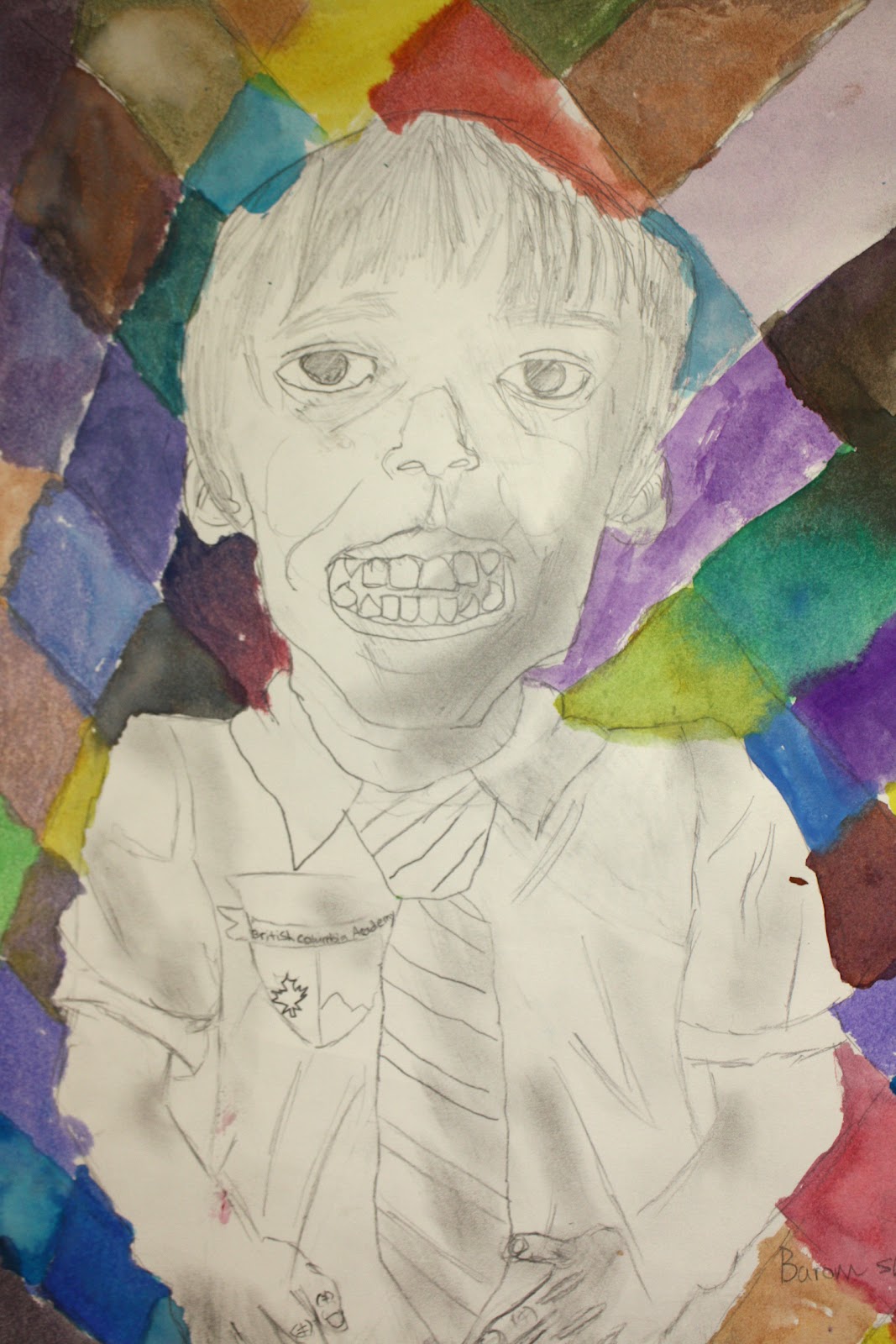 BCC Canada Art Studio: Grade 5 Self-portrait