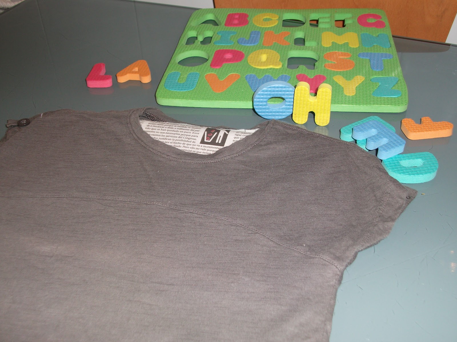 diy-idea: Estampando letras en una camiseta