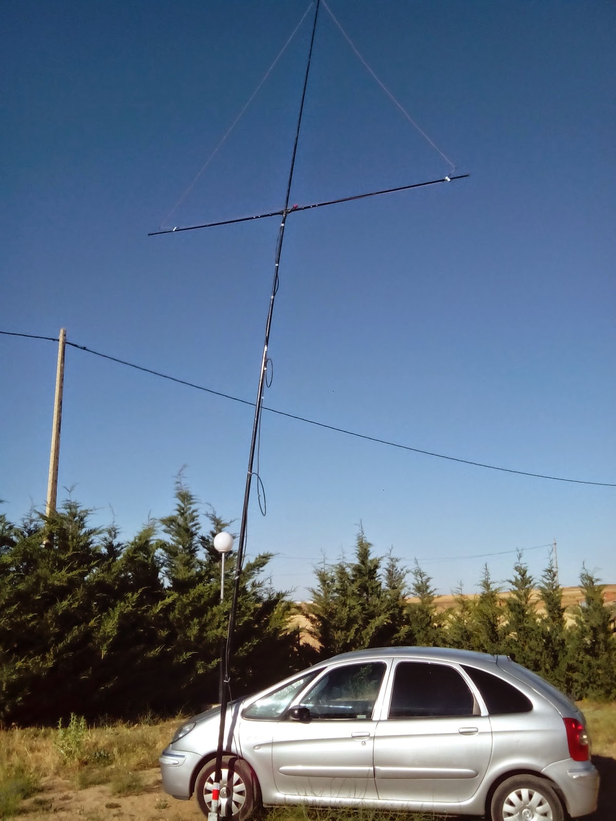 30CRM001 - EA1FN - 30RC 500 : ANTENA DELTA LOOP EN 11 METROS EN PORTABLE