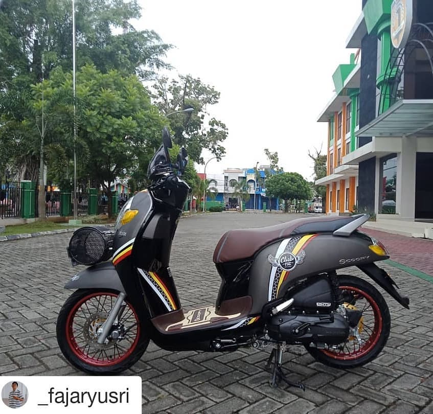 86 Foto Modifikasi Honda Scoopy Fi Retro Modern Terbaik