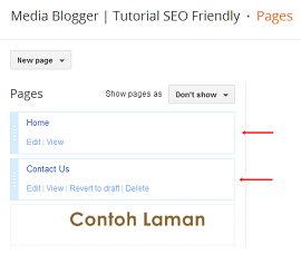 Cara Membuat Halaman Blog | GLOSARIUM