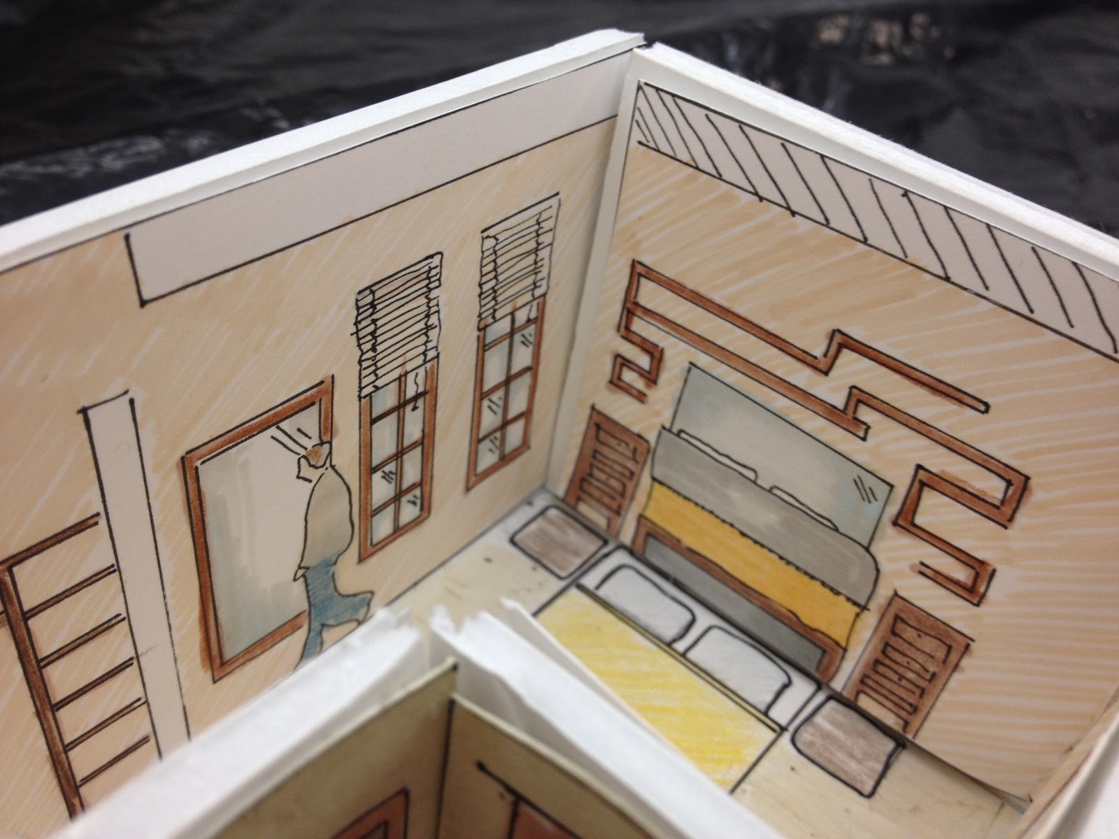 Michelle Hanna Interior Design Portfolio: One Bedroom and Common Space ...