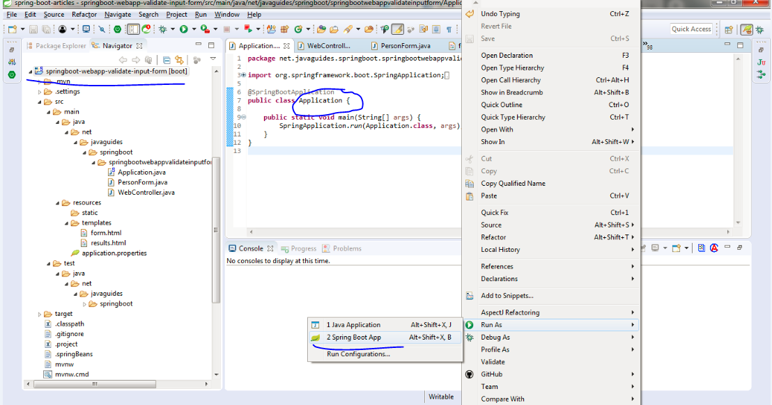 Spring Boot Spring Mvc Thymeleaf Input Form Validation
