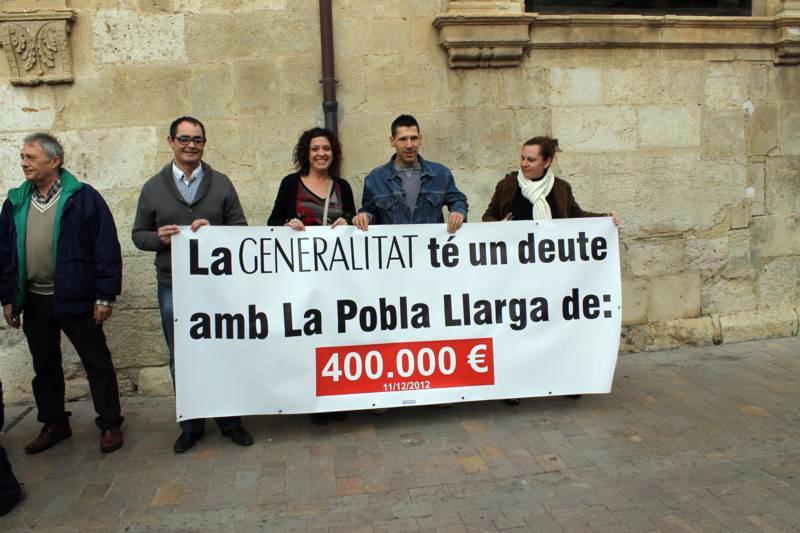 Socialistes la Pobla Llarga: Concentració dels regidors del PSPV-PSOE ...