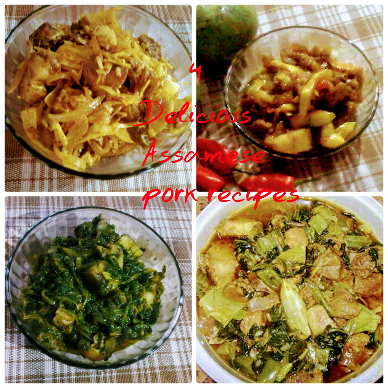 4 Delicious Assamese pork recipes