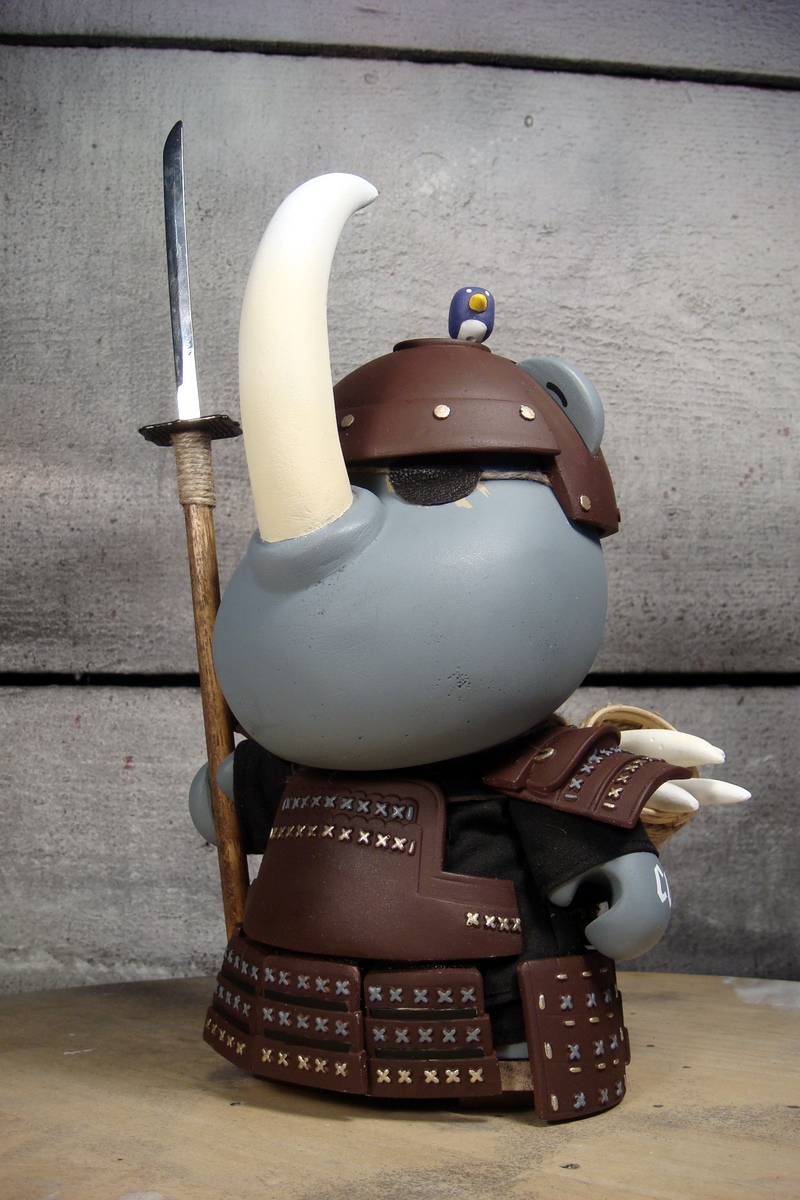 The Blot Says...: Samurai Hick-san Custom Vinyl Figure by Huck Gee