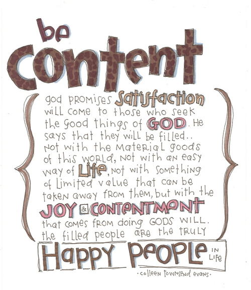 The Hutcheson Headline: Contentment