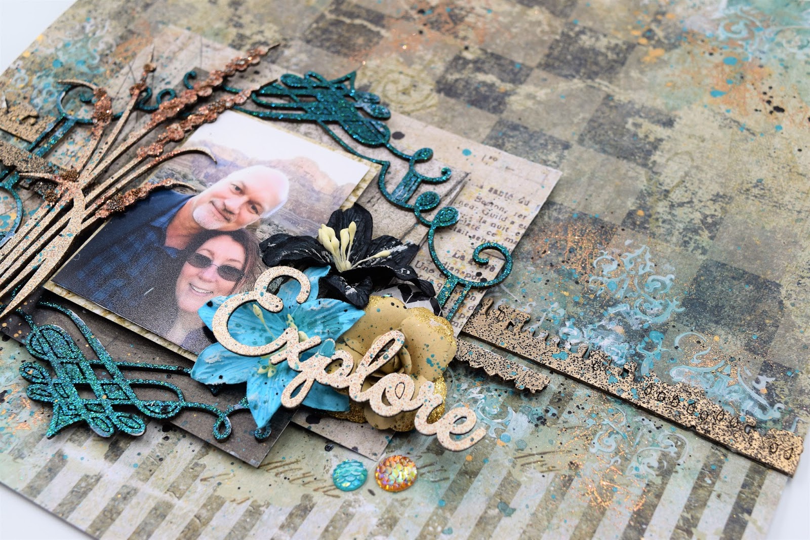Lydia Guijt's - Chaos on a Page: Blue Fern Studios - February Projects