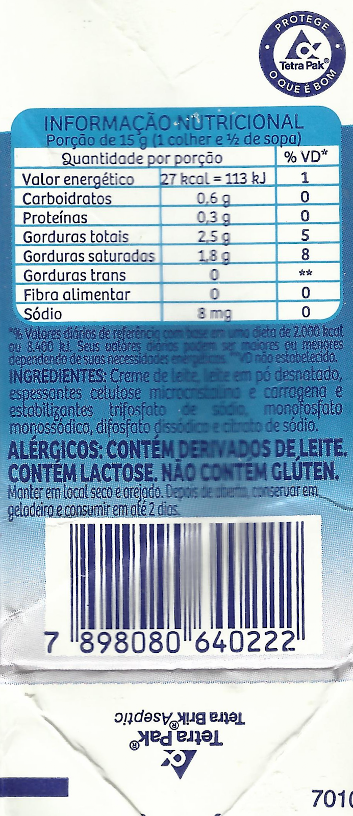 Italac- Creme de Leite Leve - 200g