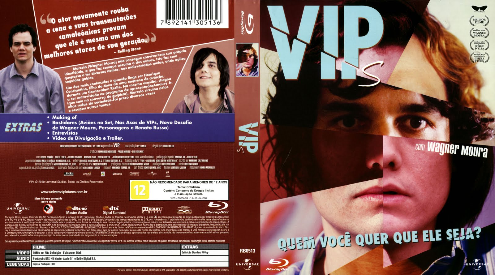 Covers Br - As Melhores Capas: Vips (Blu-Ray)