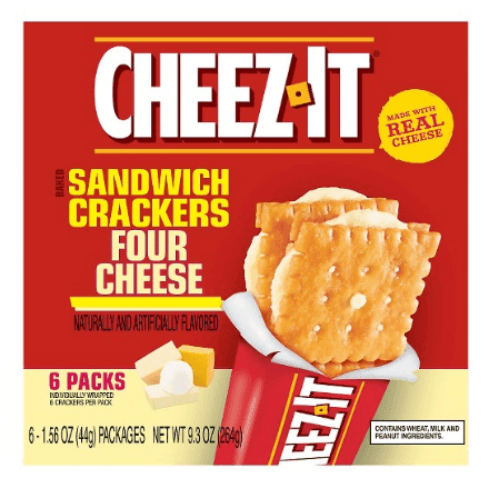 Target: Cheez-It Sandwich Crackers 25 Cents Per Box (Normally $3.49!)