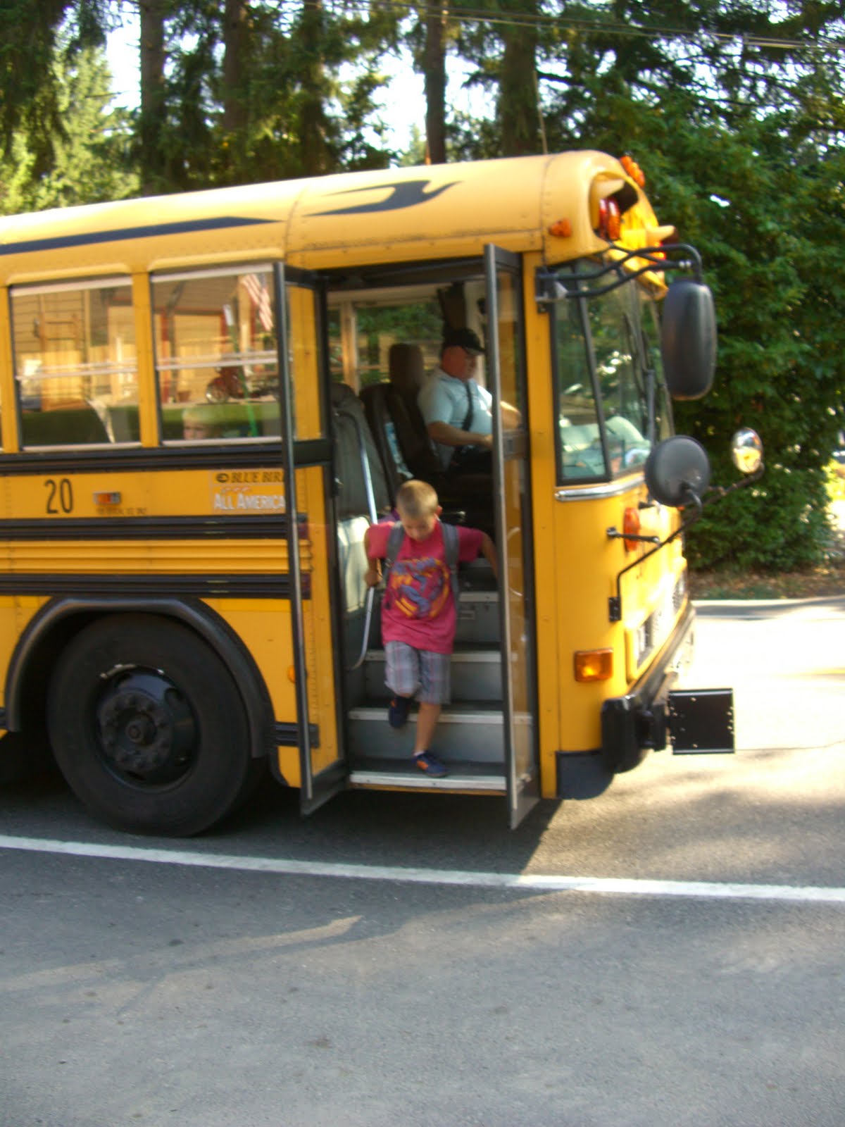 Adam & Ava: Adam's First Bus Ride to School...& Home
