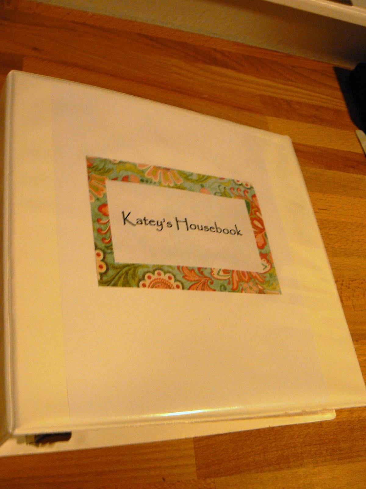 Having Fun at Home: What I love about my home organization notebook