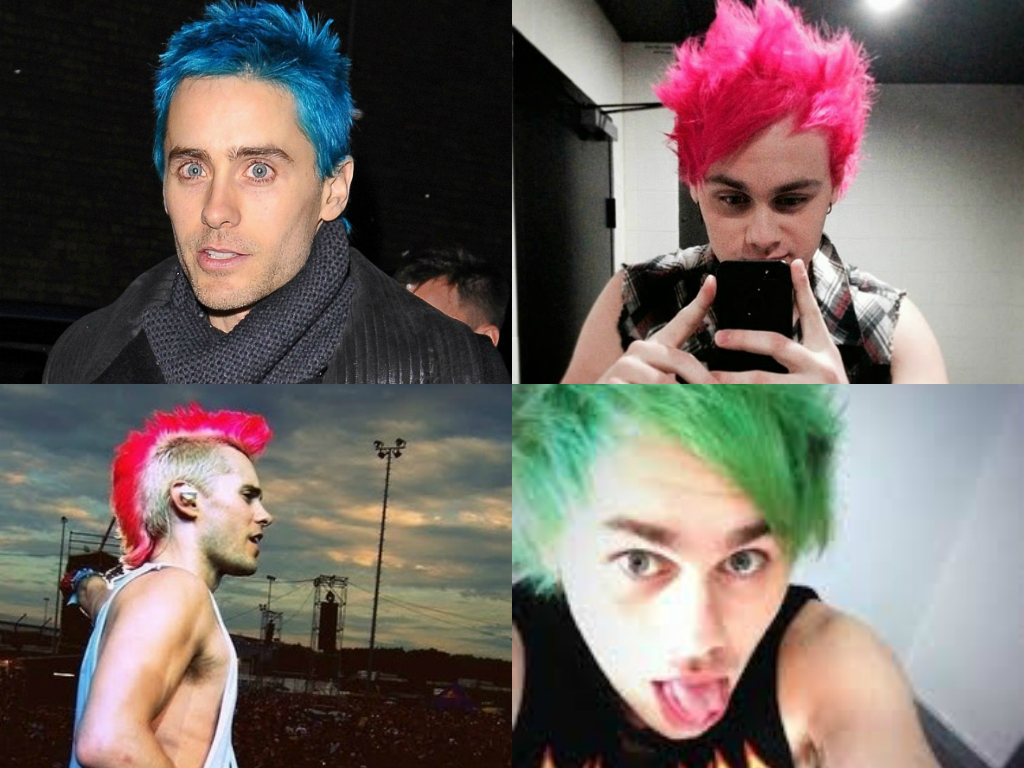 Segredo Rosa: MENINOS COM CABELOS COLORIDOS