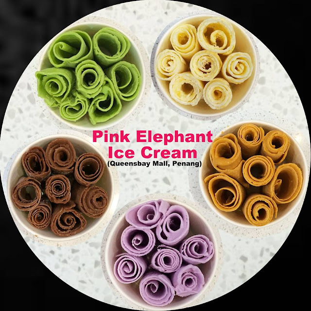 Pink Elephant Ice Cream @ Queensbay Mall, Penang - Lia Hasty