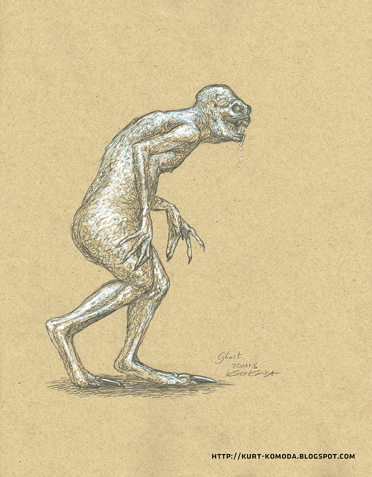 Drawing is Neat: Ghastly Ghouly : H.P. Lovecraft's Ghouls and Ghasts