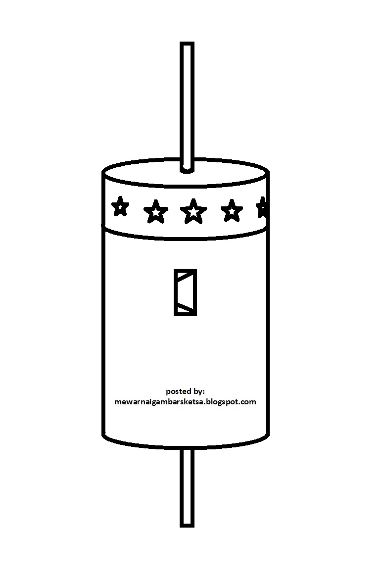 Mewarnai Gambar: Mewarnai Gambar Sketsa Gansing 3