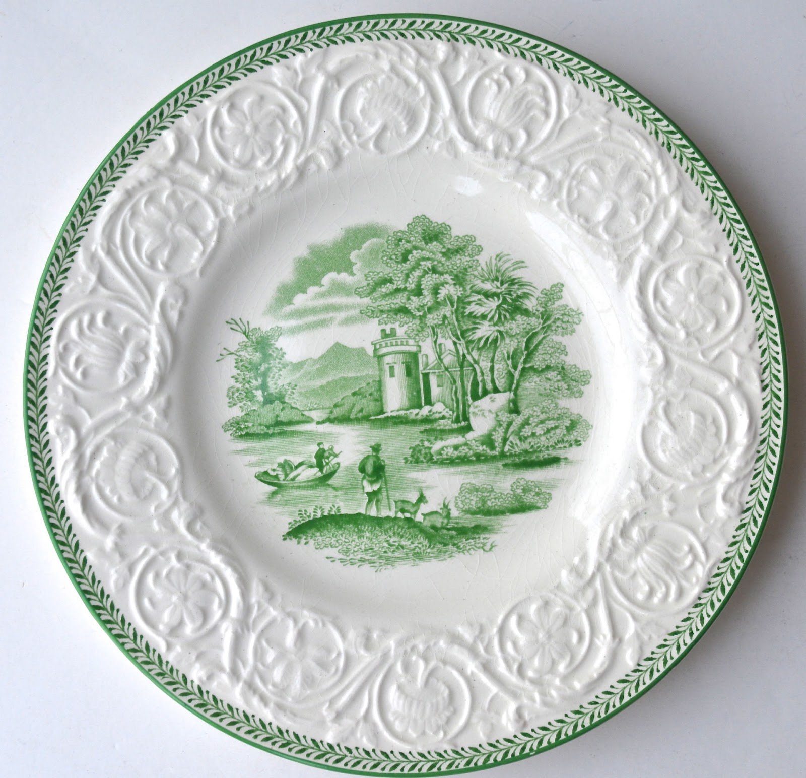 Eye For Design: Decorating With Green And White Toile