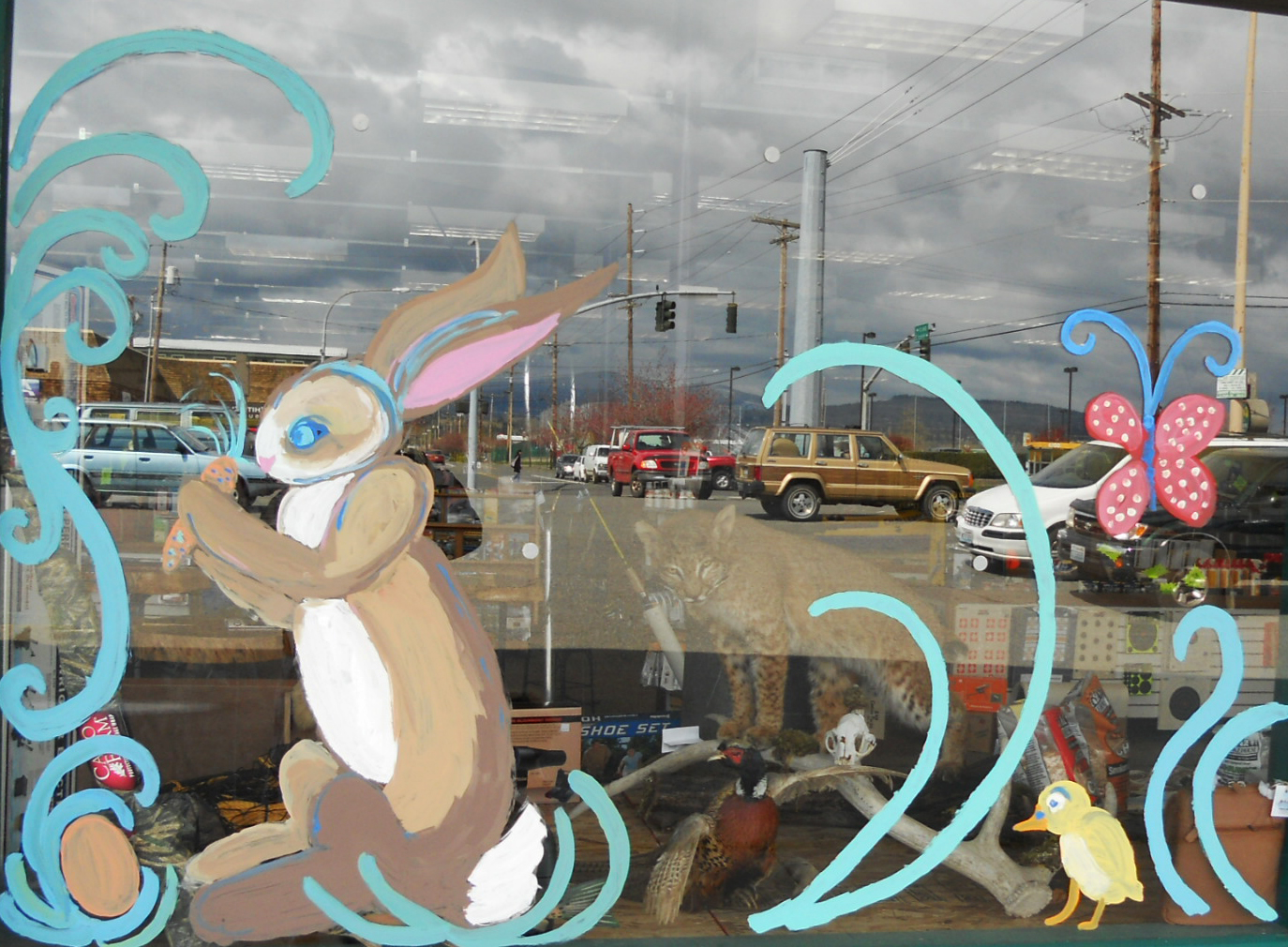 Dreamscapes: Easter Window Painting