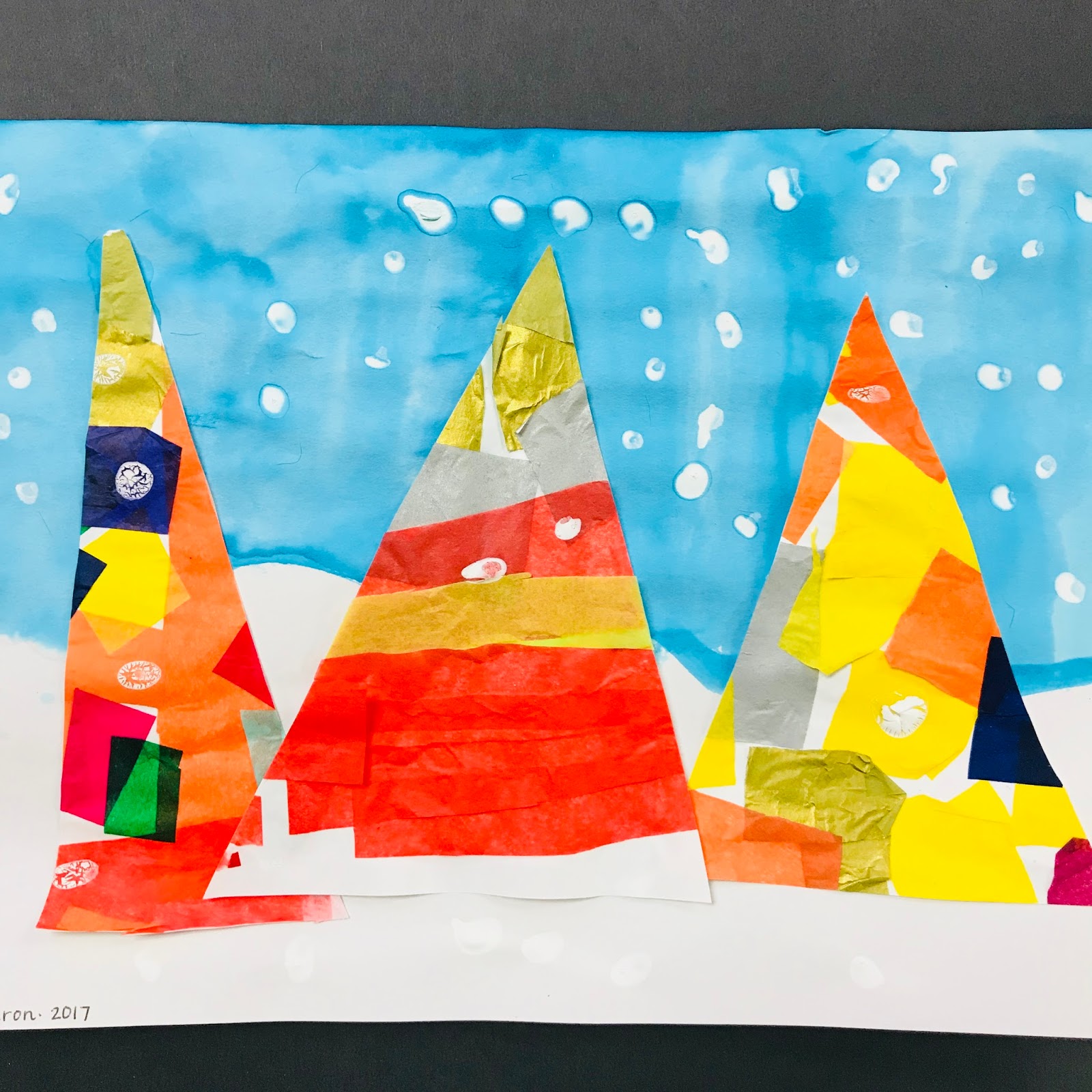 HOWYWOOD KINDERGARTEN!: Winter Art Project You'll Love