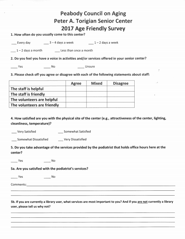 Peabody Council on Aging: 2017 Peter A. Torigian Senior Center - Age ...