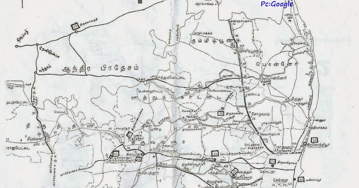 257 PADEL PETRA STHALAM - TEMPLE ROUTE MAP - ALL