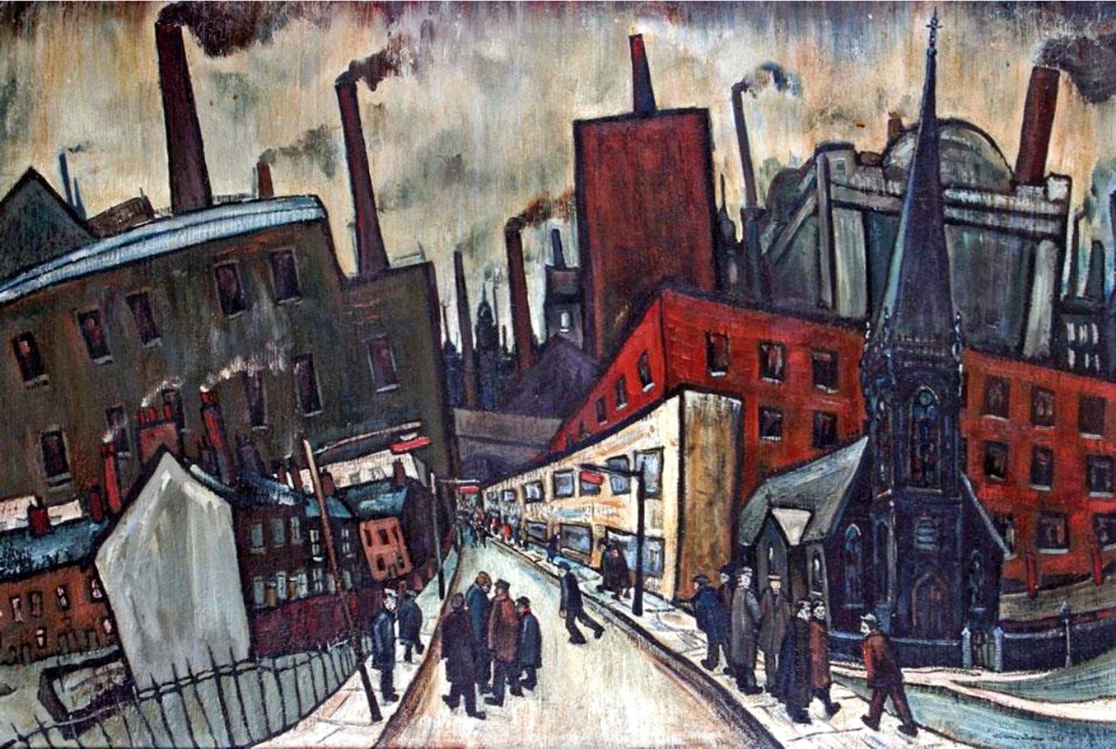 Art Student UK: Project 9: Stockport in the Snow (Townscape)