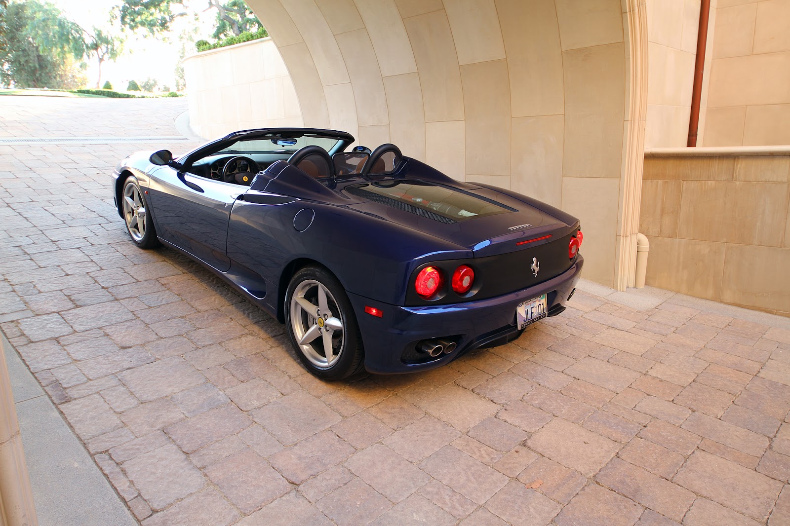 Ferrari 360 f1 spider tour de France blue