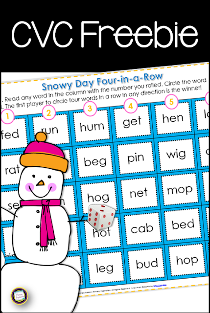 Primary Inspiration: CVC Freebie for Winter