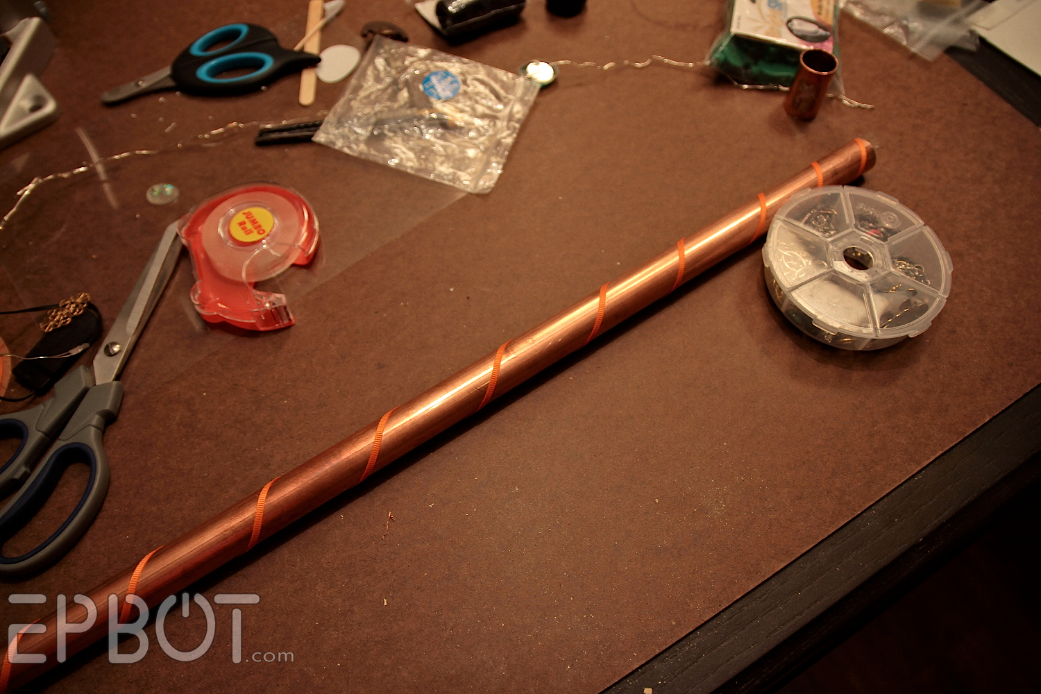 EPBOT: DIY Light-Up Copper Cane