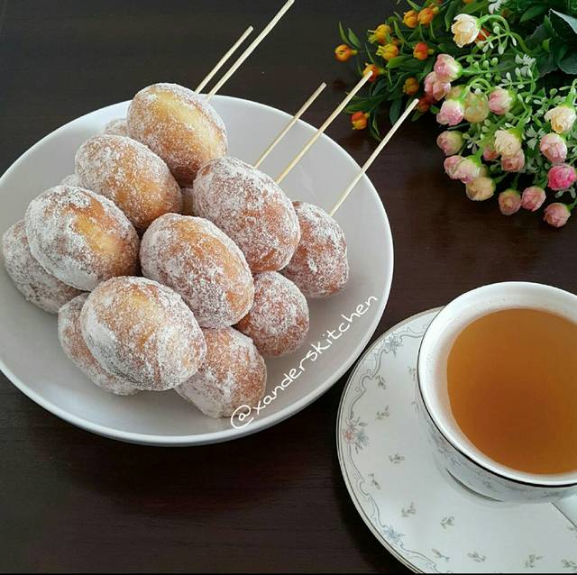 Resep Donat sate (modifikasi killer soft bread) by Xanderskitchen