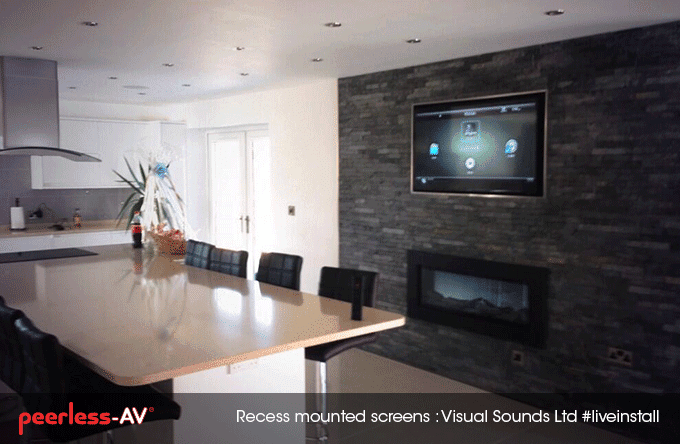Recessed Screen Mounting Live Installers Get It Right