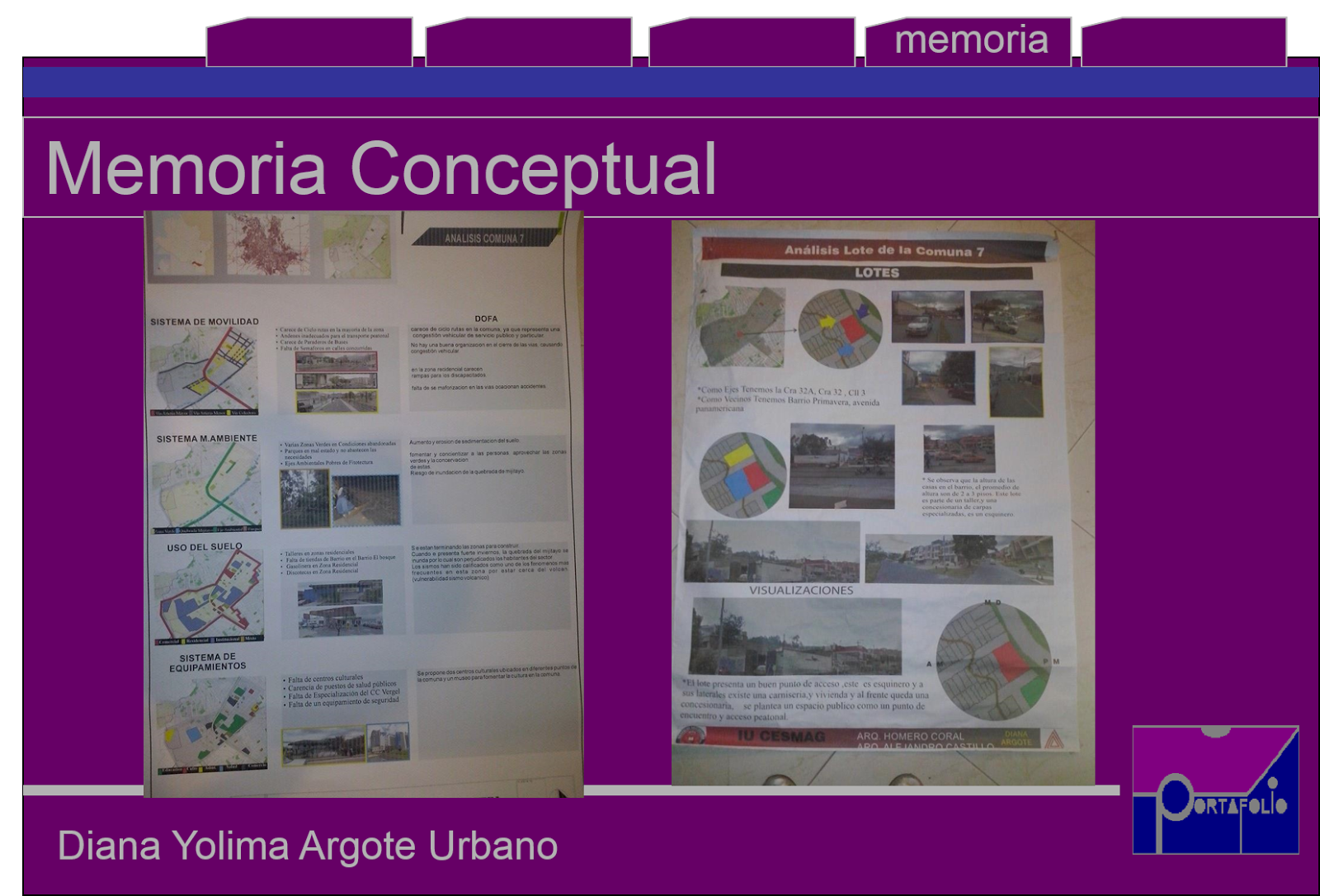 Arquitectura I.U Cesmag Diana Yolima Argote Urbano