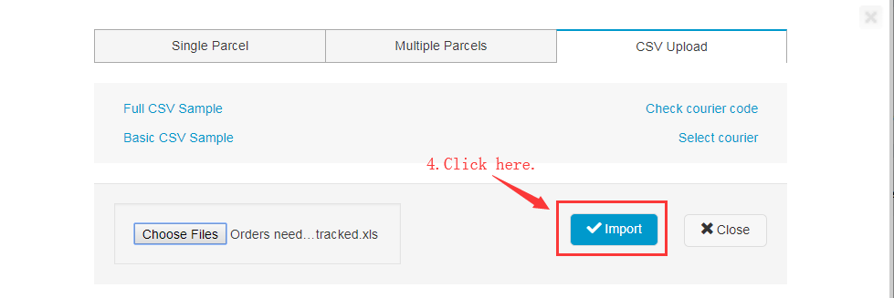 Track multiple parcels - How to use Full CSV in TrackingMore.com