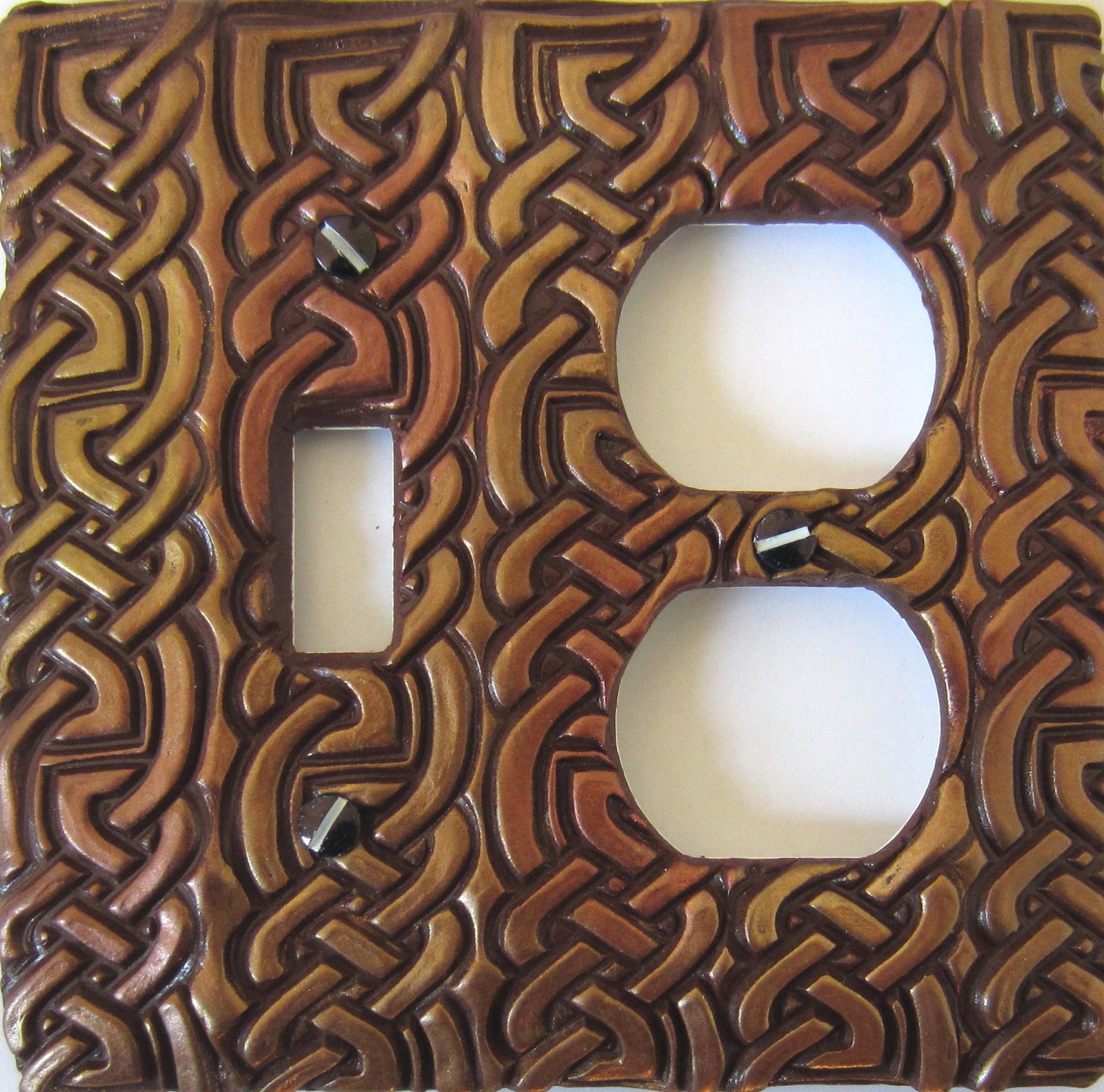 Geometals/Metro Decor: Artisan Made Switch Plates
