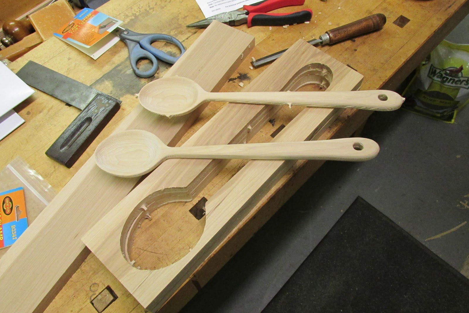 The Sawdust Post: CNC Carved Spoons and Spatuloons