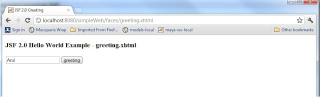 Java Success Blog Jsf Tutorial Using Jsf 2 0 Eclipse And Maven