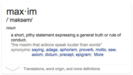 EXAMS AND ME : Maxim