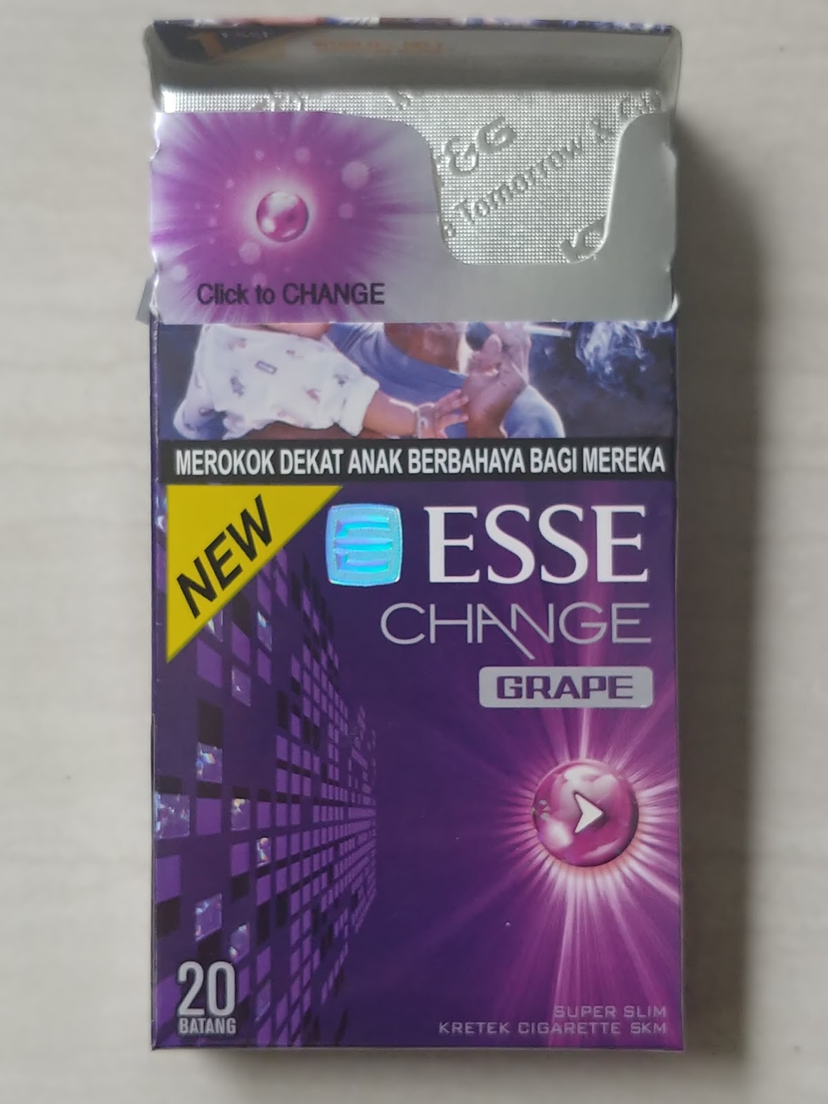 Esse Change Grape, SKM LTLN Superslims Pertama dengan Grapemint Capsule