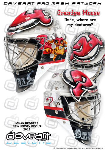 I Love Goalies!: Johan Hedberg 2012-13 Mask