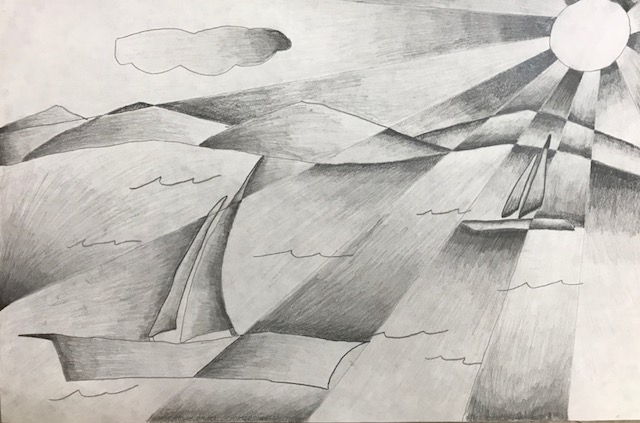 Creating with Kaiser: Shattered Value Drawings