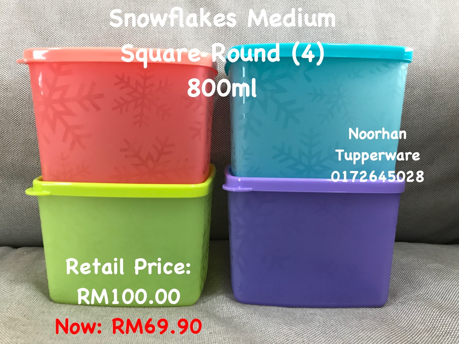 Noorhan Tupperware: Stock Clearance