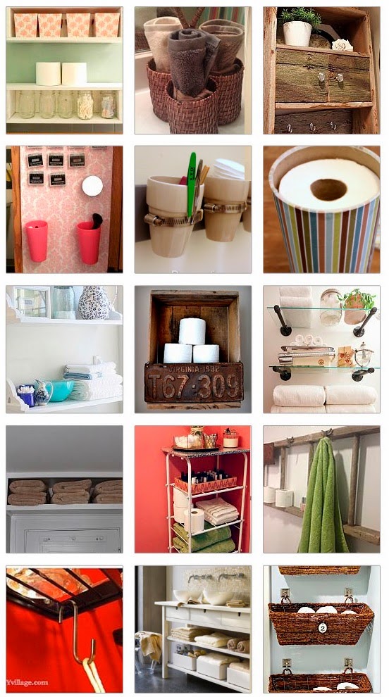 HOME DECOR DIY AND CRAFT MIRACLES: 18 Small Bathroom Storage Ideas