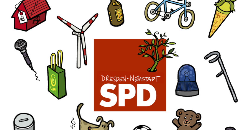 ILLUSTRATION Marian Schönfeld: Icons SPD