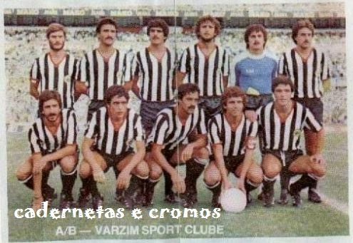 CADERNETAS E CROMOS: VARZIM SPORT CLUBE - 1980/1981