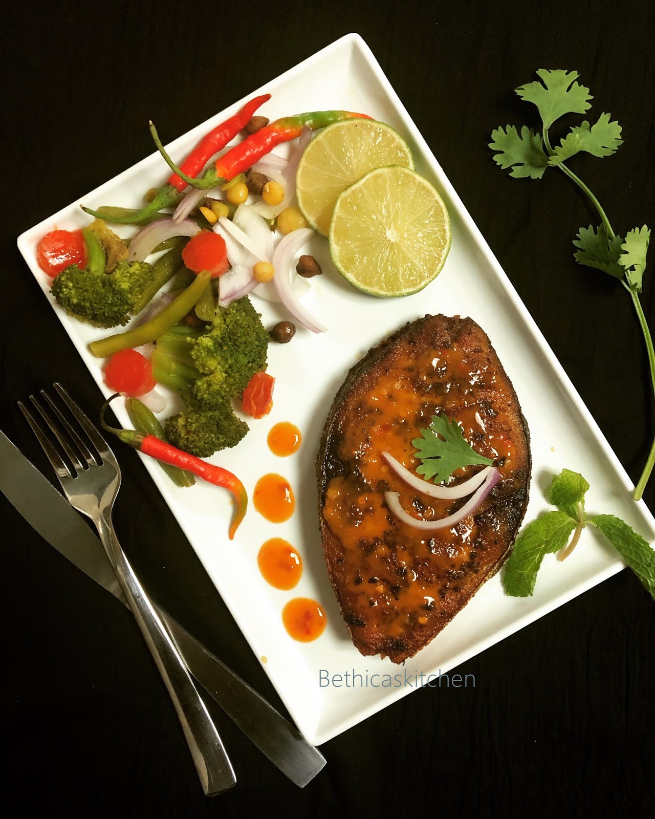 Bethica's Kitchen Flavours: Peri Peri Fish Fry