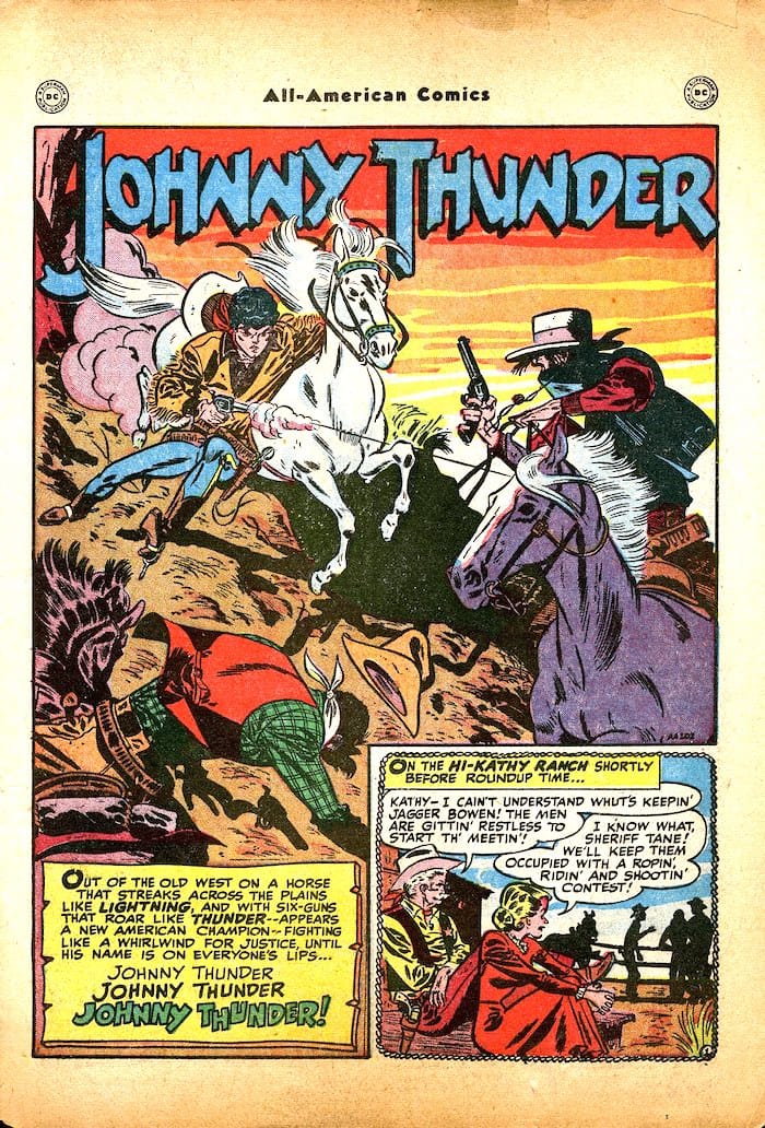 All-American Comics #100 - Alex Toth art & cover + 1st Johnny Thunder ...