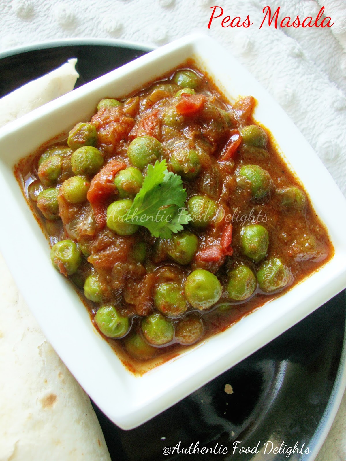 Authentic Food Delights: Peas Masala