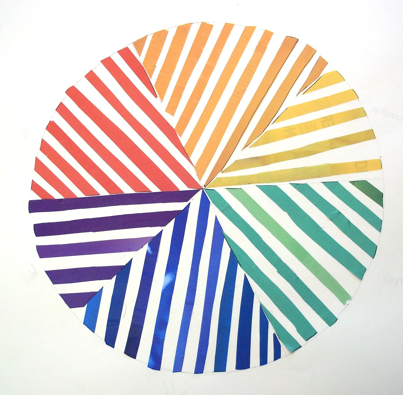 Monument Valley Regional Middle School Art Class: Color Wheel Collage ...
