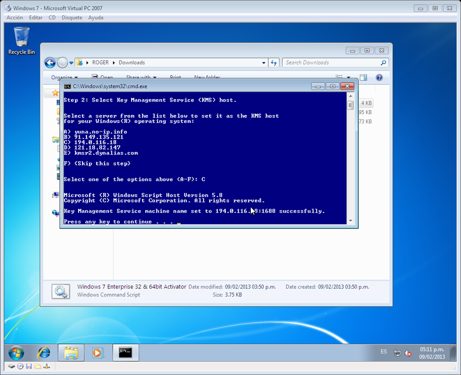 Windows 7 Enterprise por 6 Meses Via KMS | SoftWareMaNiaco.com